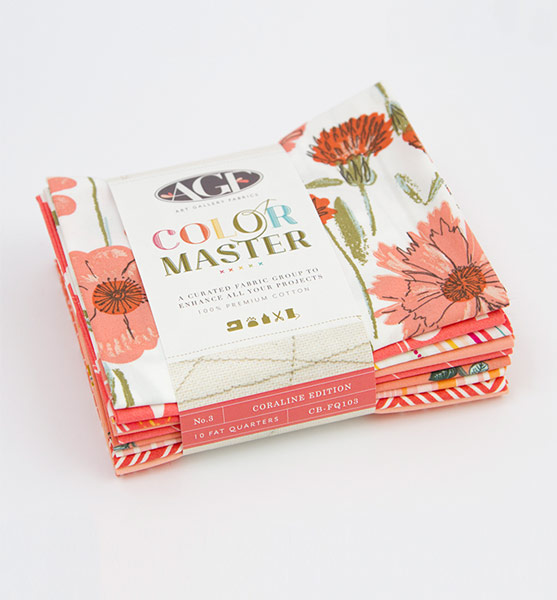 Color Master - No. 3 Coraline Edition - Coral Fabric - Art Gallery Fabrics