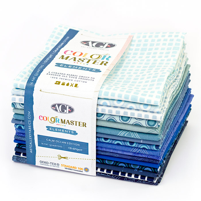Color Master Elements Fabric Bundles - Calm Ocean Edition - Art Gallery ...