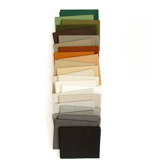 Pure Solids Fabric Bundles Hibernating Edition - Art Gallery Fabrics